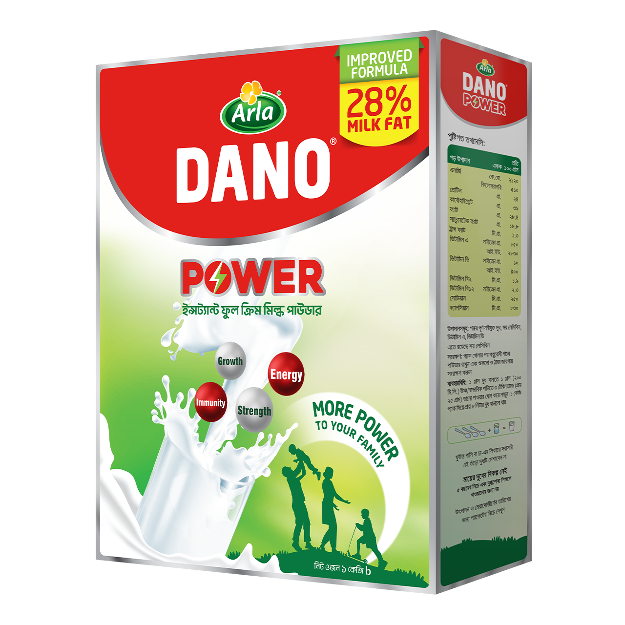 DANO Power 1kg Box | Arla Food Inc.